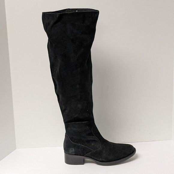 Born | Shoes | Born Cricket Overtheknee Tall Boots Black Suede Womens 6 ...